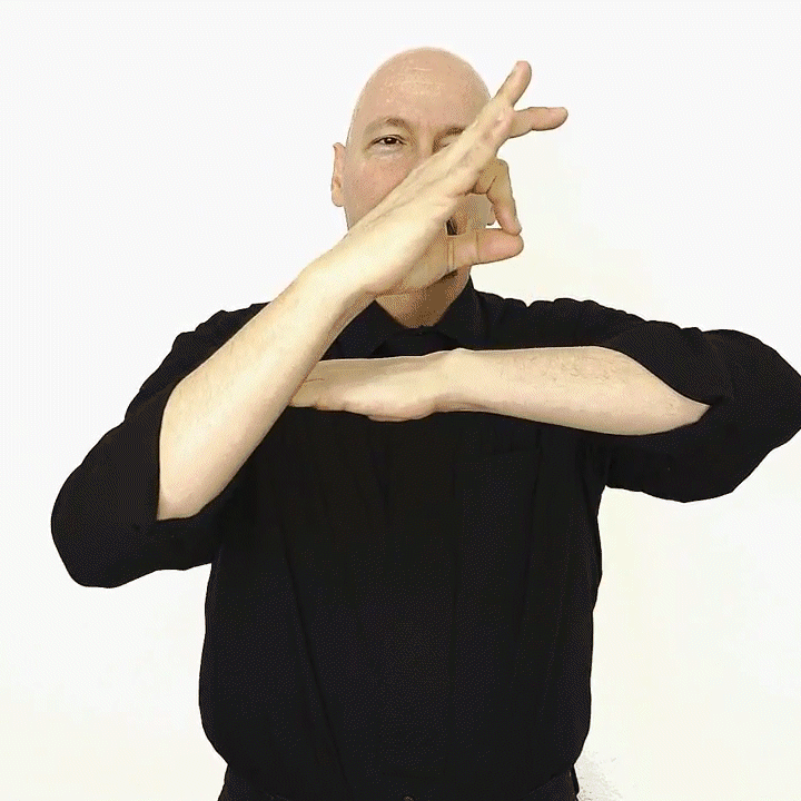 "sunrise" American Sign Language (ASL)