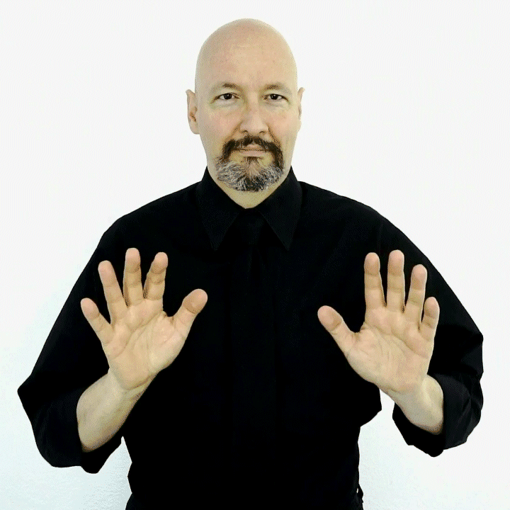 "Sunday" American Sign Language (ASL)